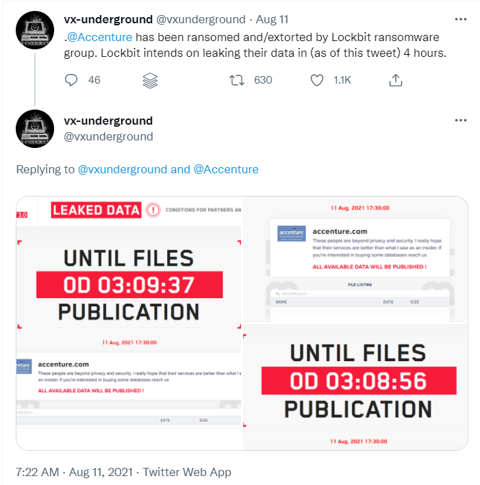 Accenture Responds Following LockBit Ransomware Attack