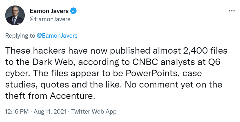 Accenture Responds Following LockBit Ransomware Attack