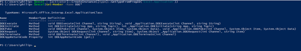 Leveraging Excel DDE for lateral movement via DCOM