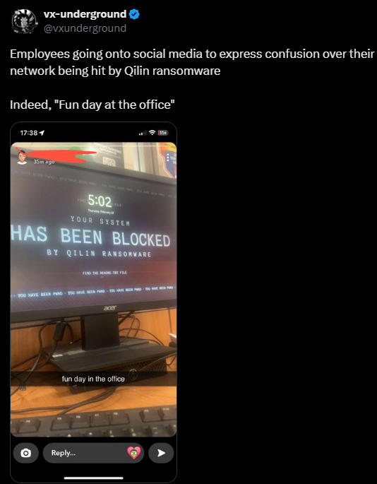 Ransomware Gangs Collapse as Qilin Seizes Control