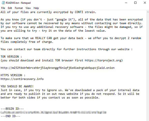 Cybereason vs. Conti Ransomware