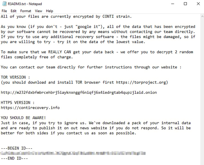 Cybereason vs. Conti Ransomware