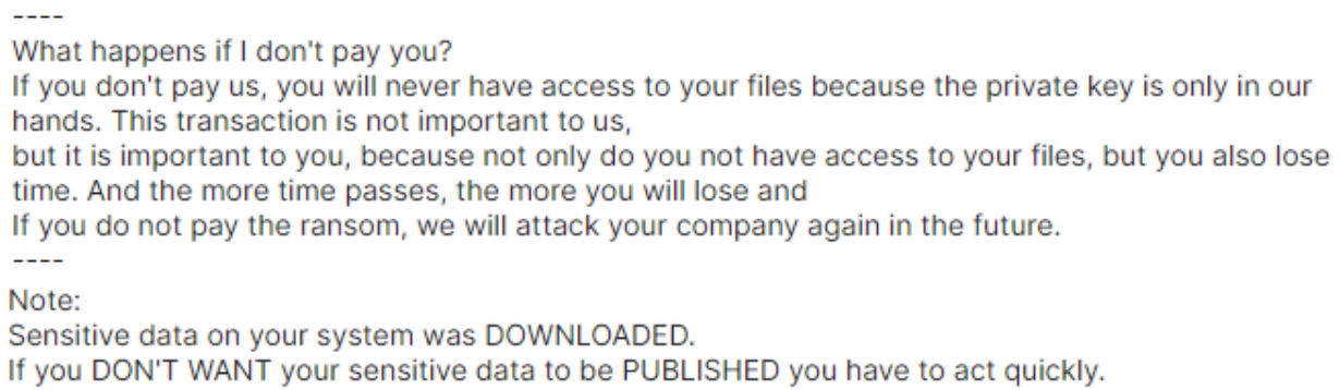 Hardening of HardBit