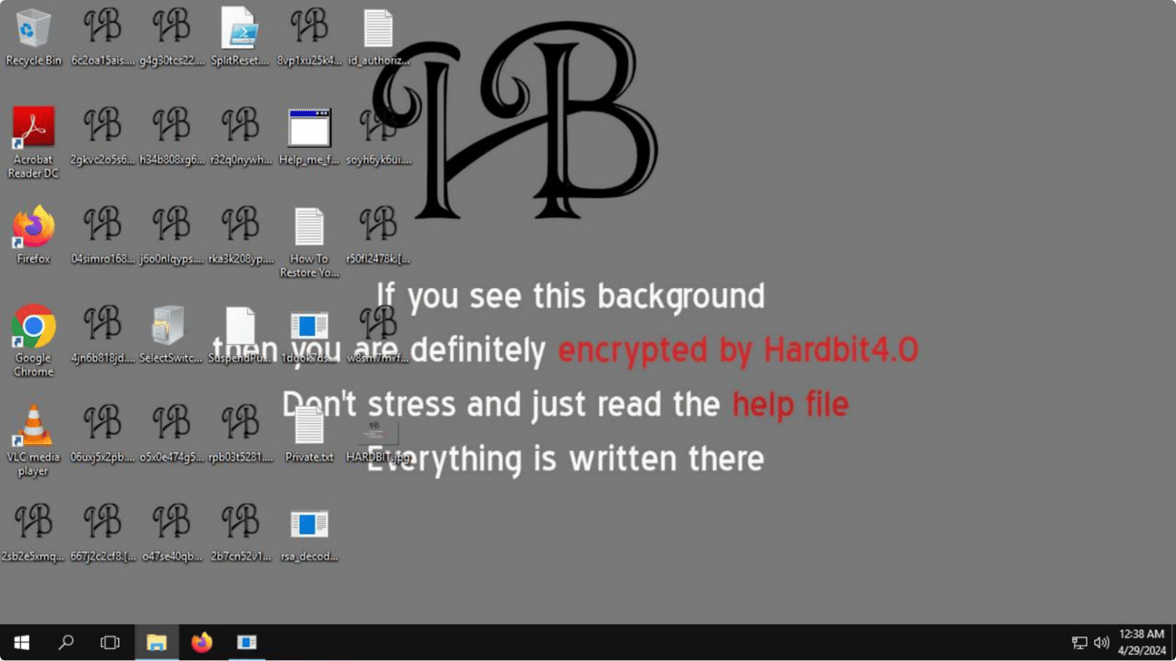 Hardening of HardBit