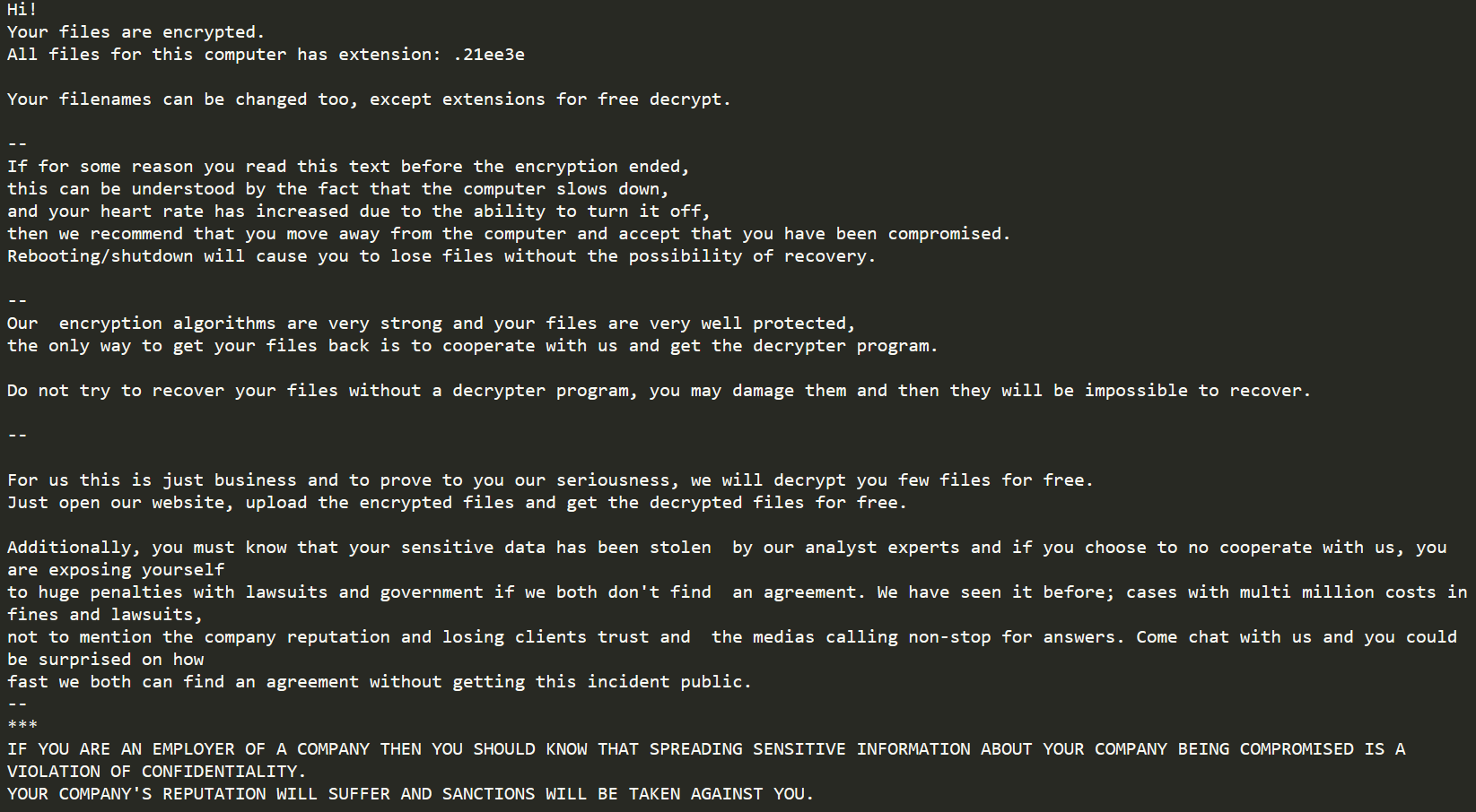 Cybereason vs. NetWalker Ransomware