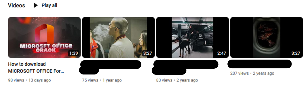 From Cracked to Hacked: Malware Spread via YouTube Videos