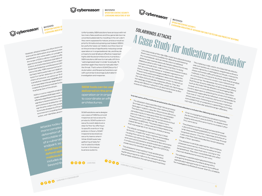 Leveraging Indicators of Behavior for Early Detection and Predictive ...