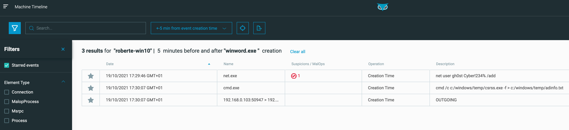 Machine Timeline Enhancements Improve Investigation Workflows