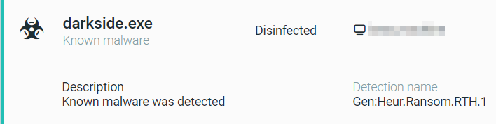 Cybereason vs. DarkSide Ransomware