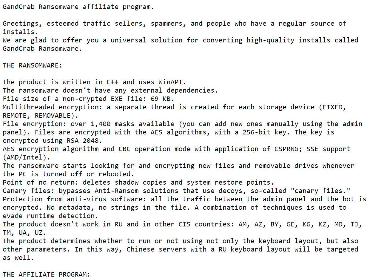 Ransomware: Weapons of Mass Disruption