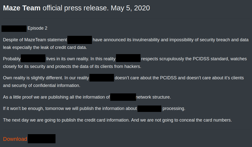 Ransomware: Weapons of Mass Disruption