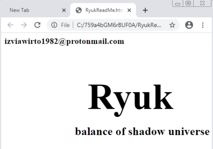 Cybereason vs. Ryuk Ransomware