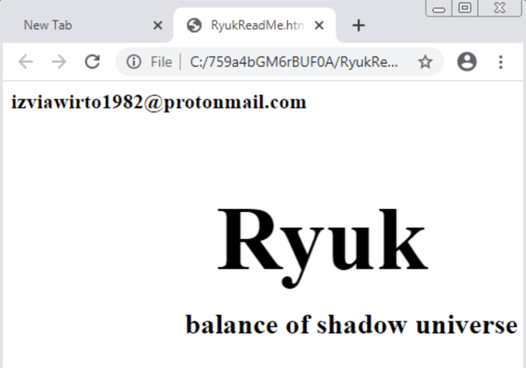 Cybereason vs. Ryuk Ransomware