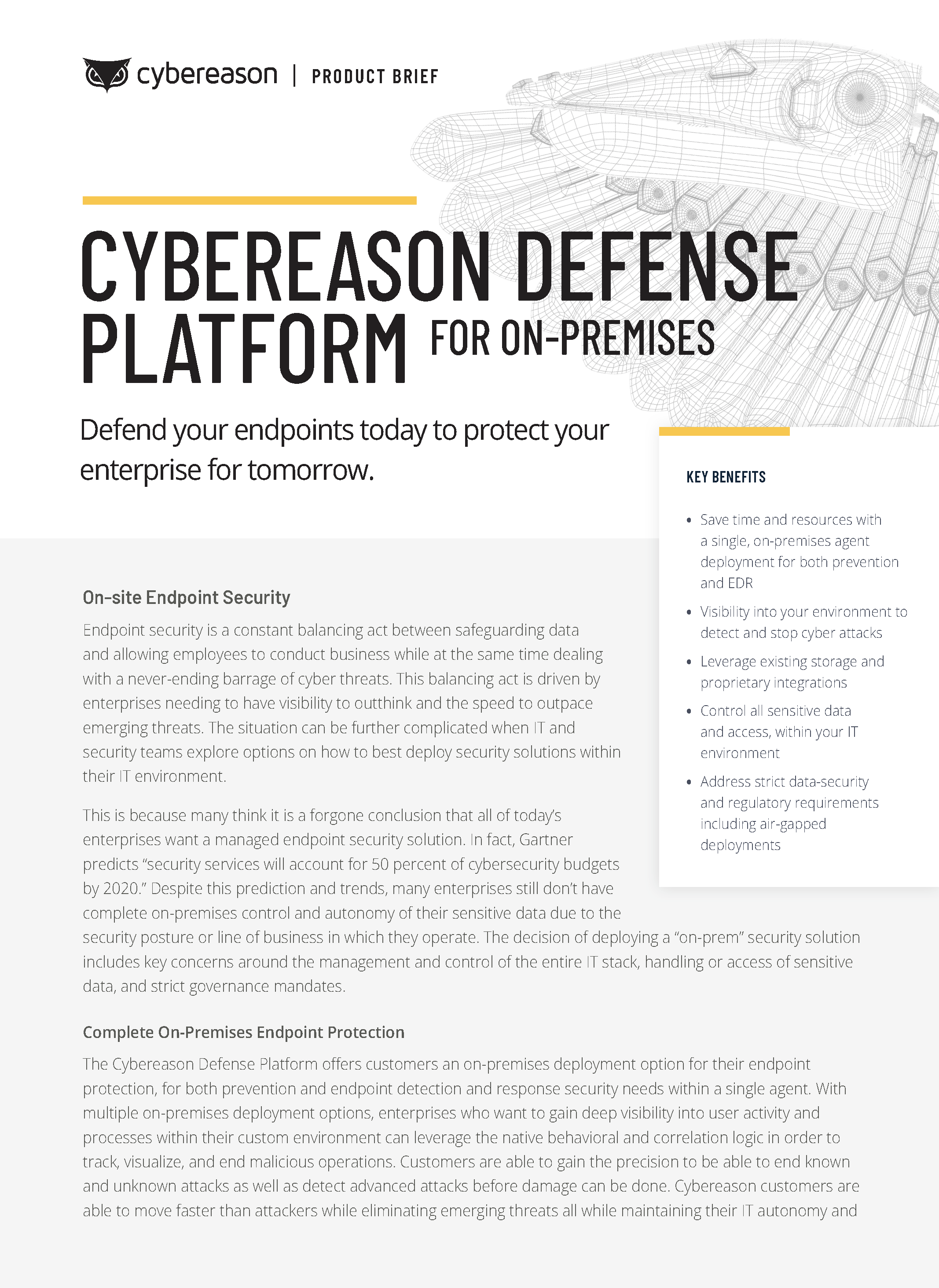 On Premises Deployment Datasheet