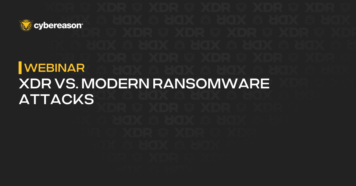 XDR vs. Modern Ransomware Attacks